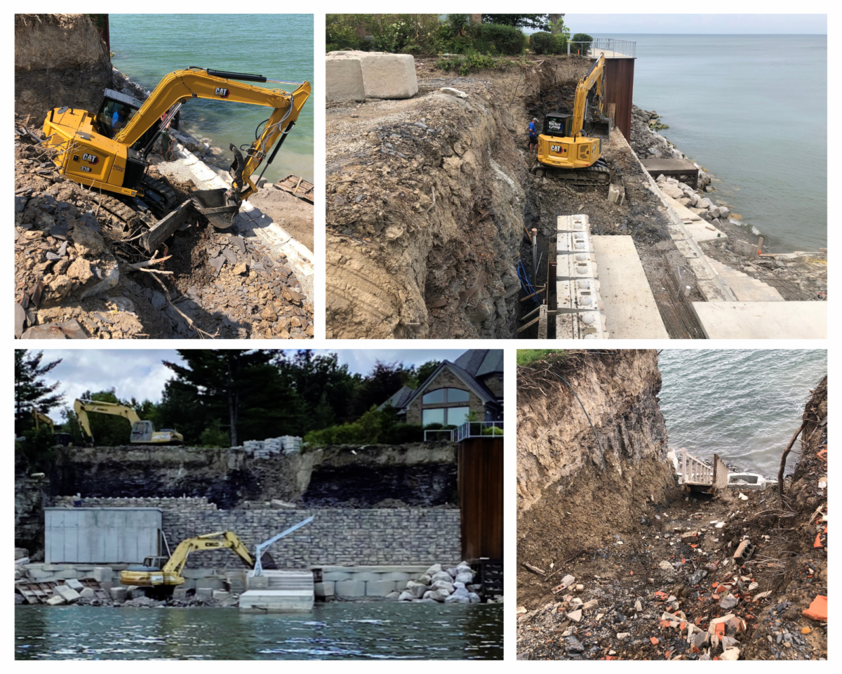 Inspired Project Spotlight: Lakefront Retaining Walls, Building Coastal ...